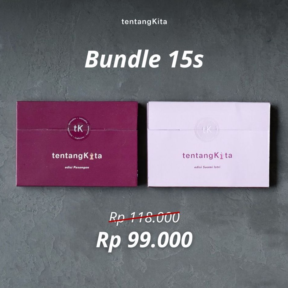Jual SPESIAL BULAN INI tentangKita Paket Permainan Kartu 15s I ...