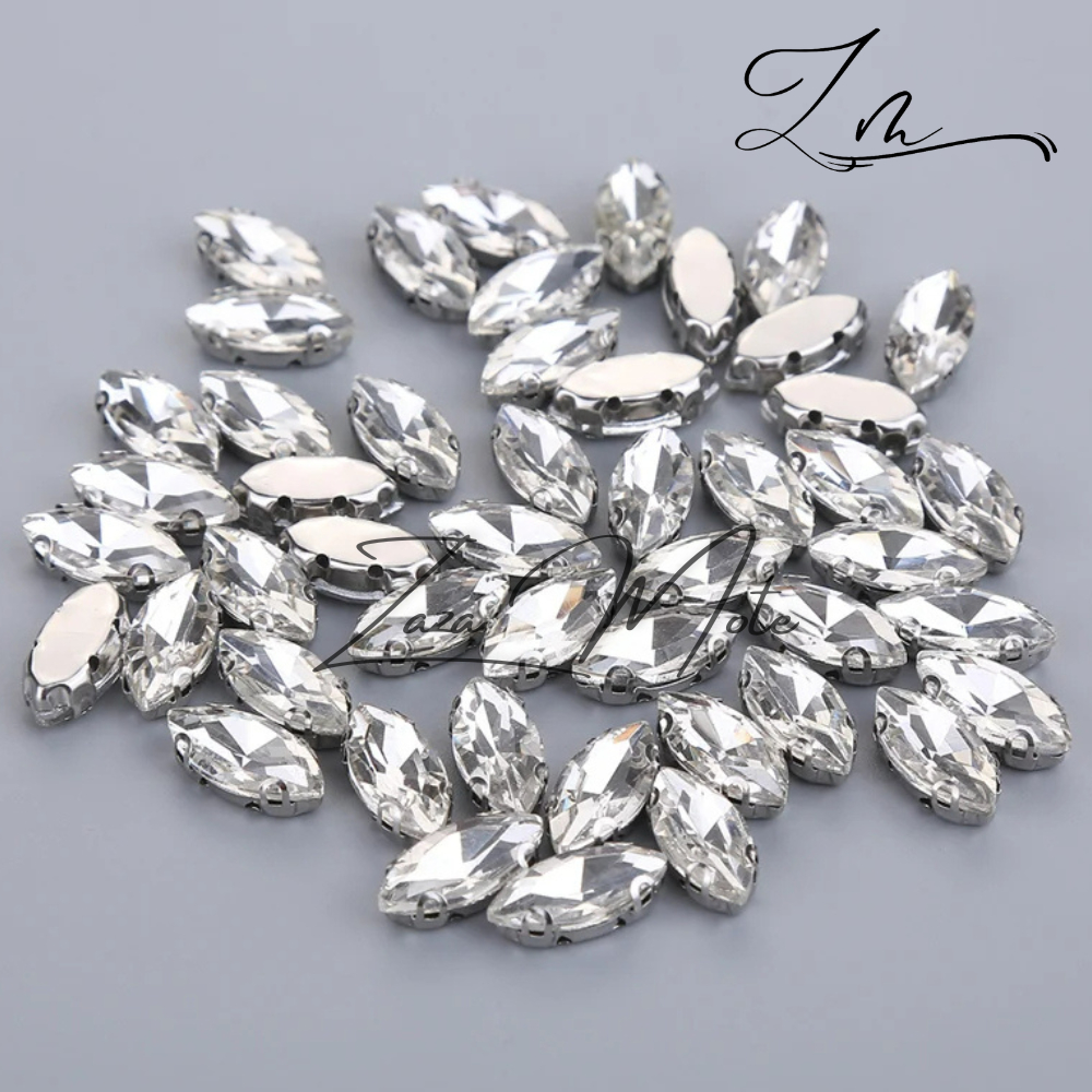 Jual Manik Payet Jahit Diamon Cangkang Model Mata / Sampan Grade A ...