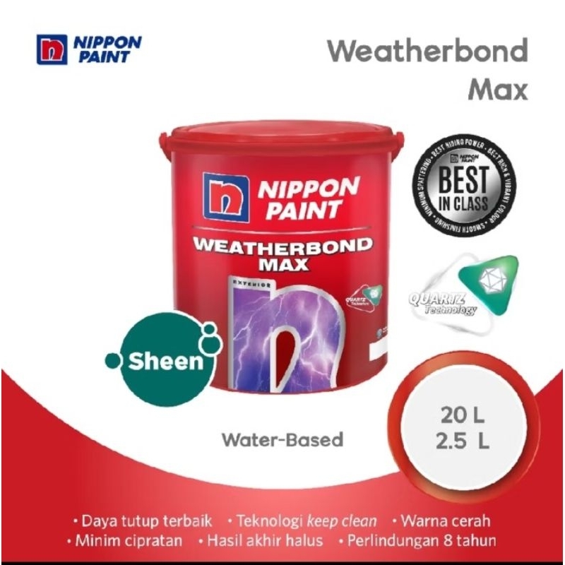Jual NIPPON PAINT -WEATHERBOND MAX-CAT EKSTERIOR NIPPON PAINT-TINTING ...