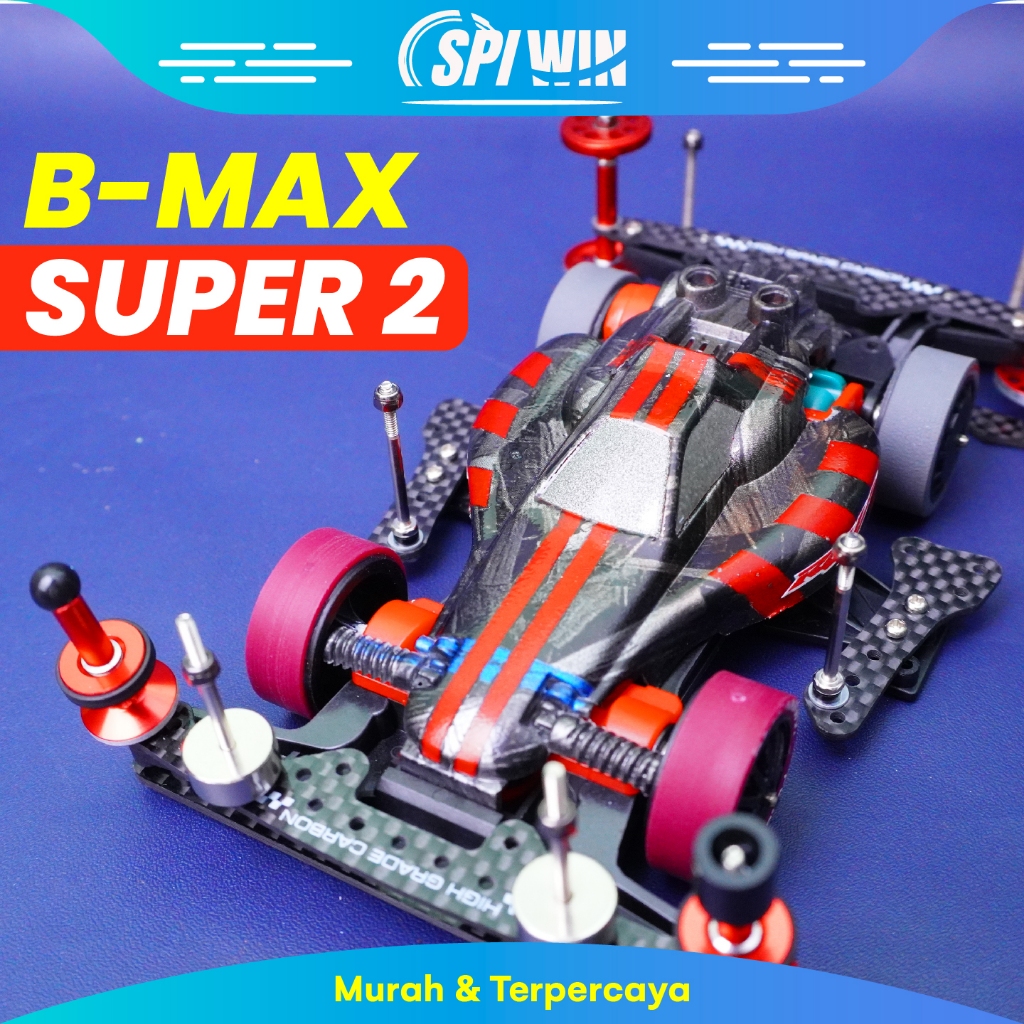 Jual Tamiya Bmax Side Damper 50 Super 2 Chassis Carbon RTR | Shopee Indonesia