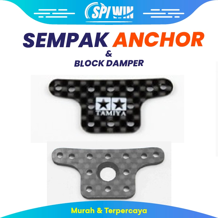 Jual Bemper Tamiya Block Weight Damper Carbon Plate 95387 Rep 1.5mm ...