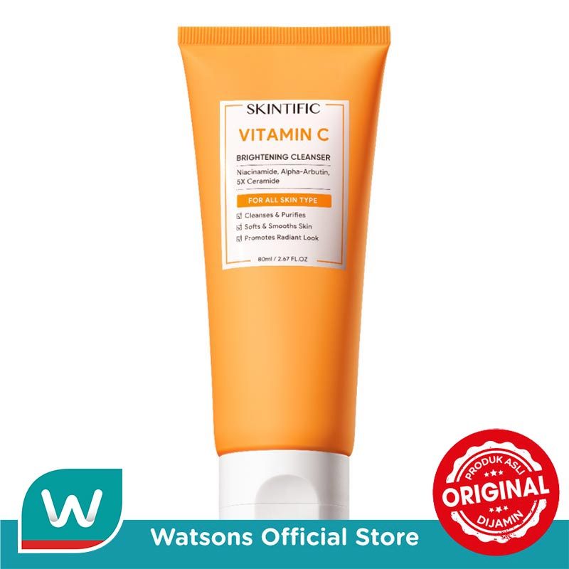 Jual Skintific Vitamin C Brightening Cleanser 80ml | Shopee Indonesia