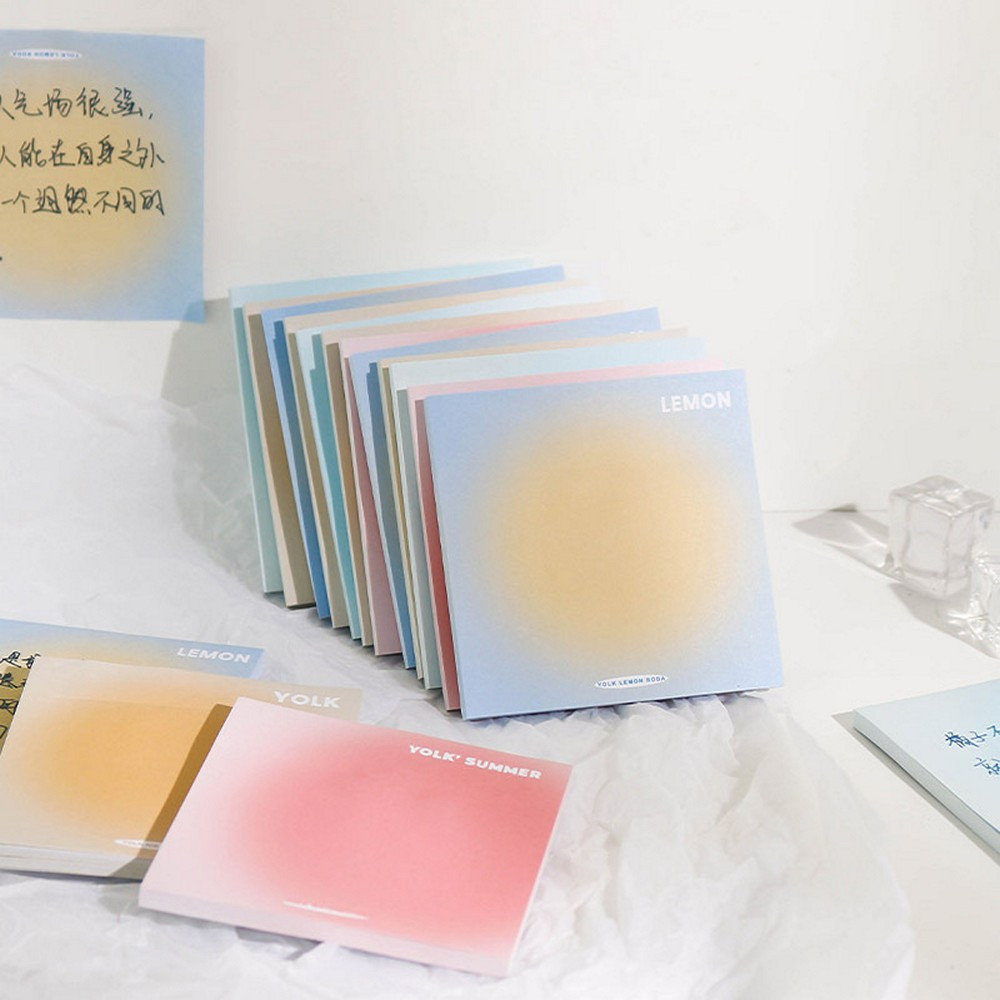 Jual Sticky Notes Gradasi Polos Isi 50 Lembar Alat Tulis Kantor Sekolah ...