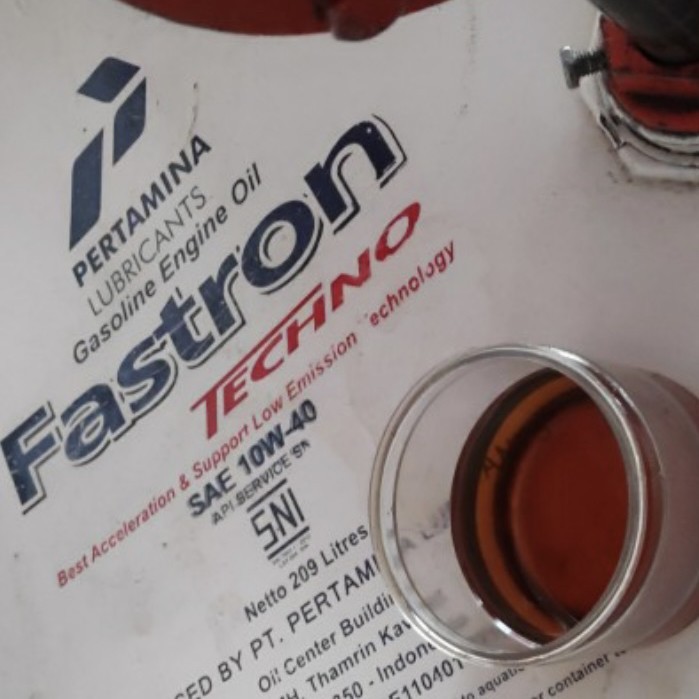 Jual OLI DRUM FASTRON TECNO 209 liter 10W-40 API SN Pertamina oli motor ...