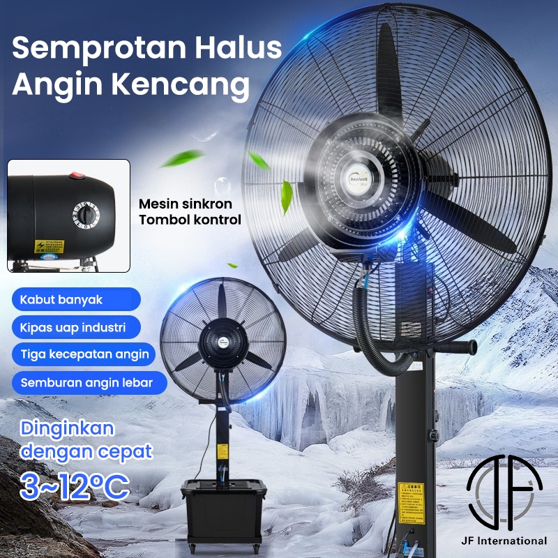 Jual Kipas Angin Mist fan 30 Inch / Semprot Air 45Liter fan/Misty Fan ...