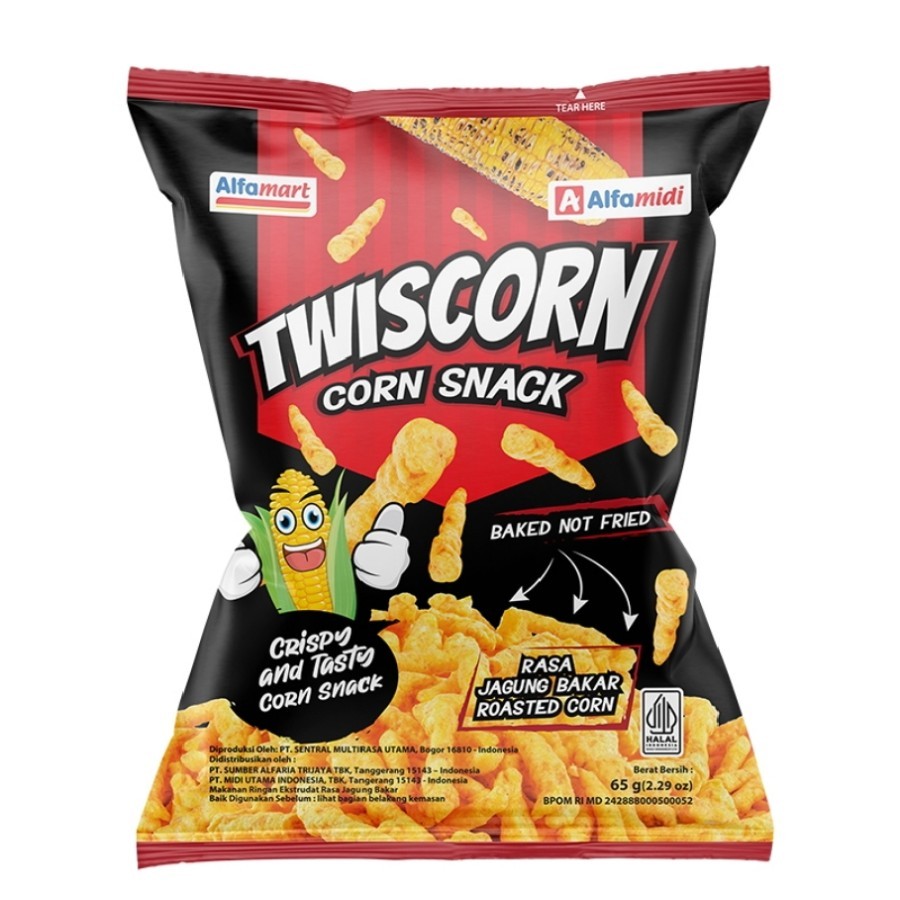 Jual Alfamart Twiscorn Snack Jagung Bakar 65 g | Shopee Indonesia