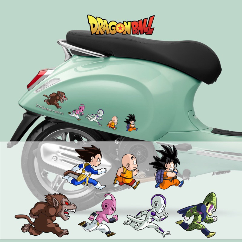 Jual stiker dragon ball goku stiker motor, laptop, helm, mobil, vespa ...
