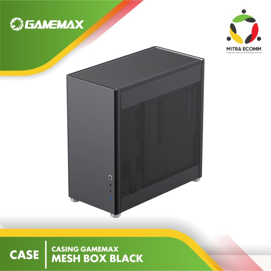Jual Casing GameMax Mesh Box Black ATX Gaming PC Case | Shopee Indonesia