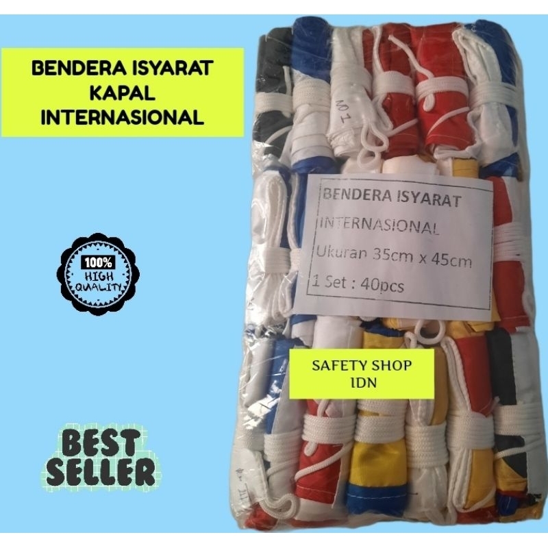 Jual Bendera Isyarat Kapal 35 x 45 cm Internasional / International ...