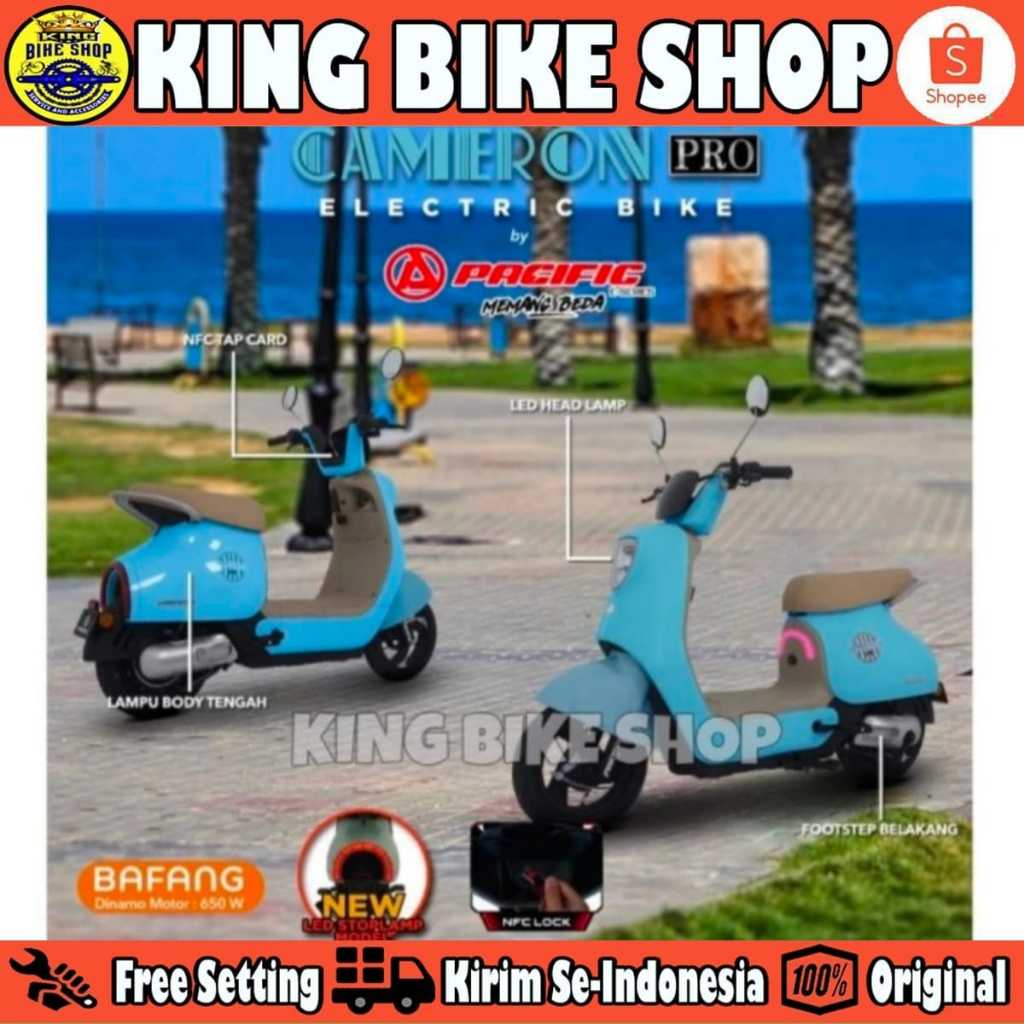 Jual Sepeda Listrik PACIFIC CAMERON & CAMERON PRO 650 Watt Electric E Bike | Shopee Indonesia