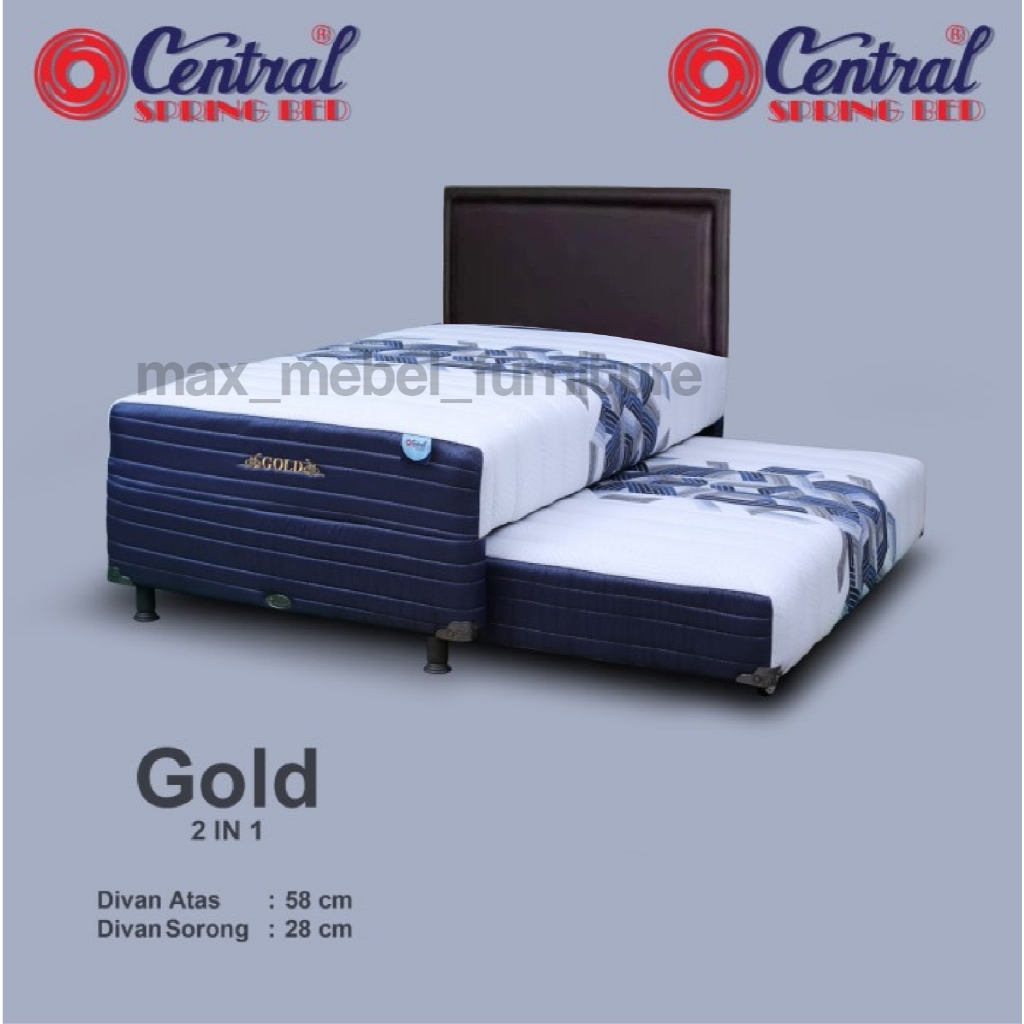 Jual Kasur Springbed Sorong Matras Gold 2 in 1 Susun Harga Pabrik Original Mebel Furniture ...