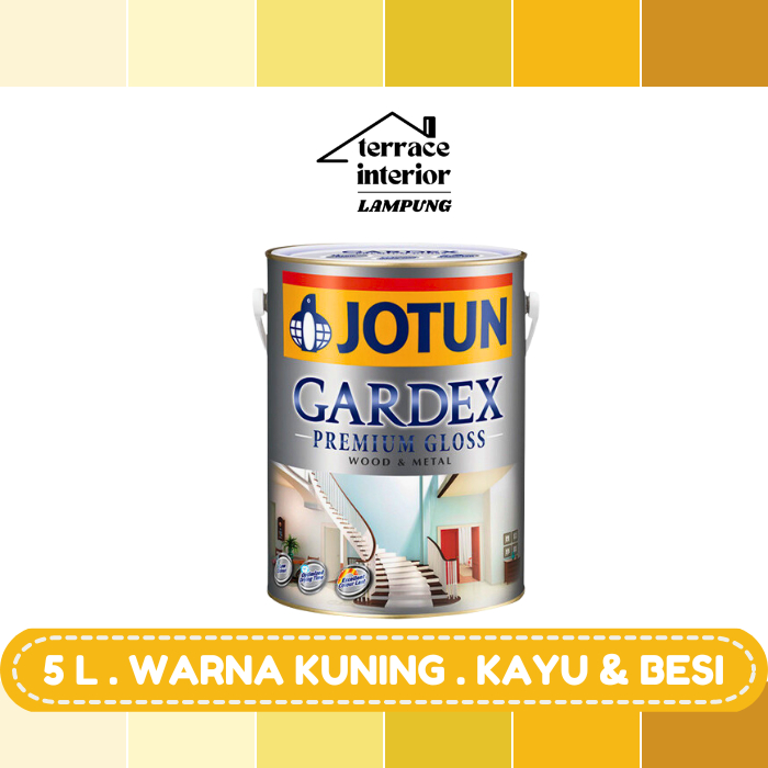Jual Cat Kayu & Besi Gardex Warna Kuning Premium Gloss Jotun 5 L ...