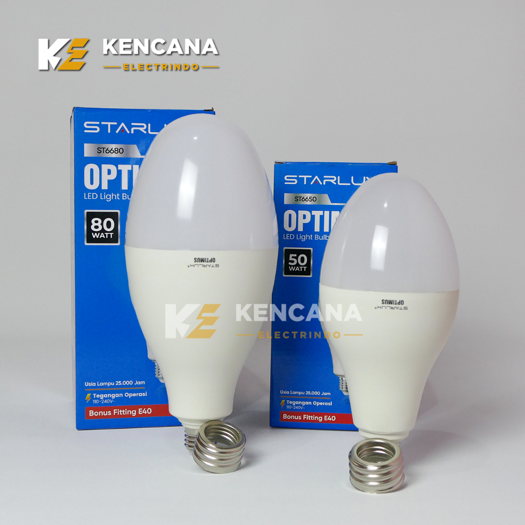 Jual Lampu LED Mercury Starlux OPTIMUS Jumbo ber SNI | Shopee Indonesia