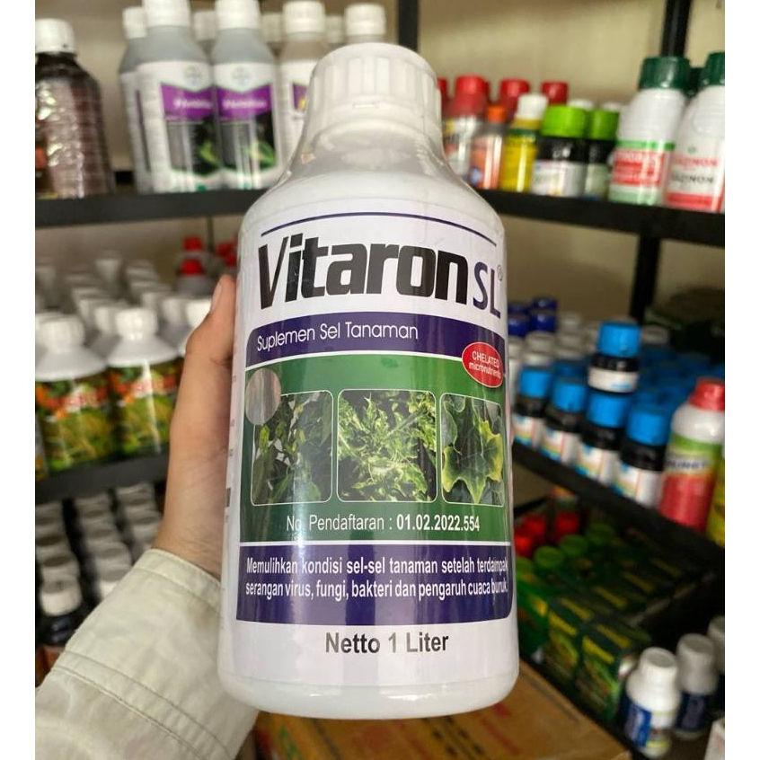 Jual VITARON SL 1 Liter | Suplemen Sel Tanaman | Pupuk Daun Cair ...