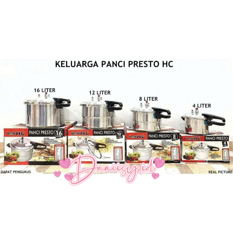 Jual KL - PANCI PRESTO HC 16/12/8/4 Liter | Shopee Indonesia
