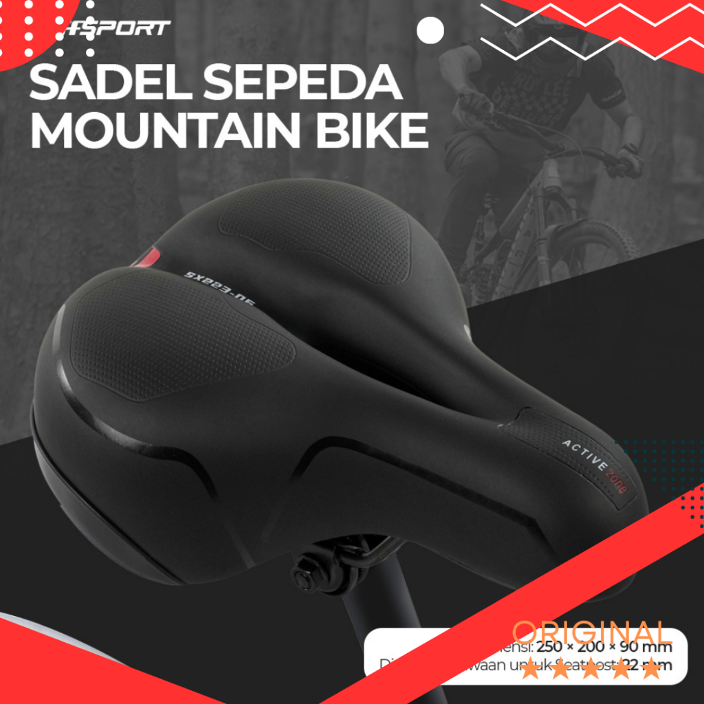 Jual Sadel Sepeda Mountain Bike Saddle Leather Model Spring - SX223-06 ...