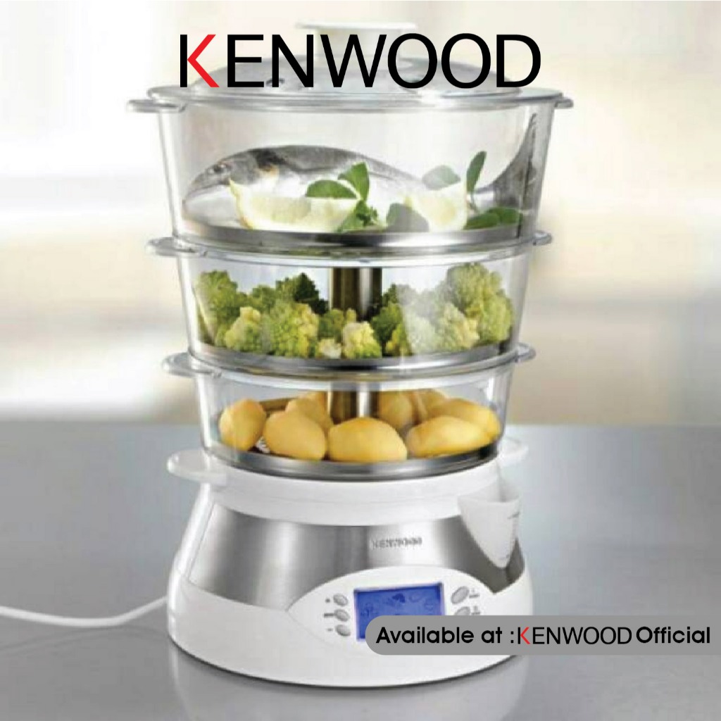 Jual Kenwood Food Steamer Mesin Pengukus Makanan 3 Tingkat LCD 10.6L ...