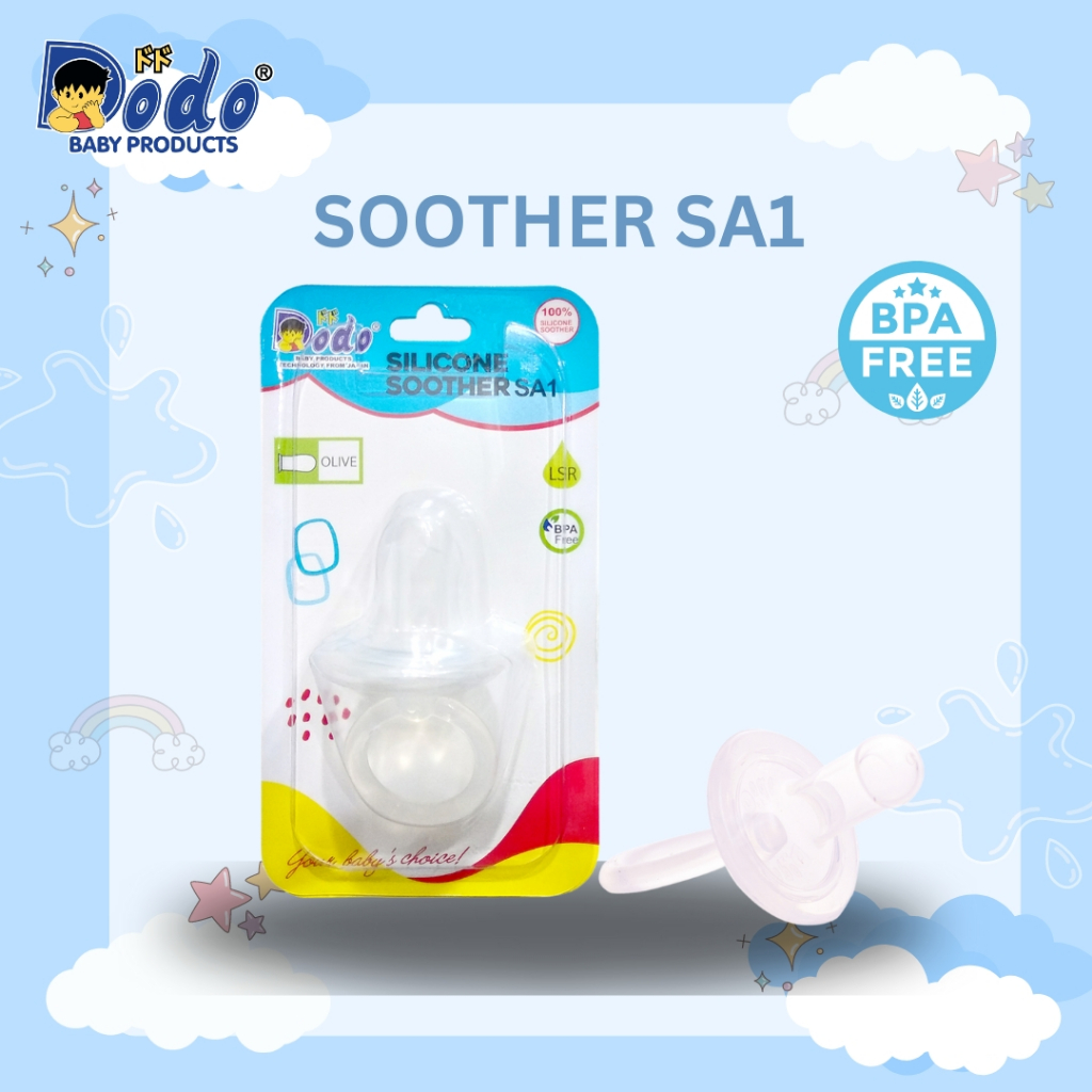 Jual Dodo Silicone Soother SA1 (Empeng Silikon Bulat) | Shopee Indonesia