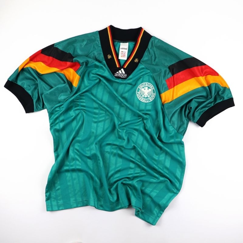 Jual Jersey Bola Vintage Jerman Retro Away Yuro'92 1992 WeKa A3/GO size ...