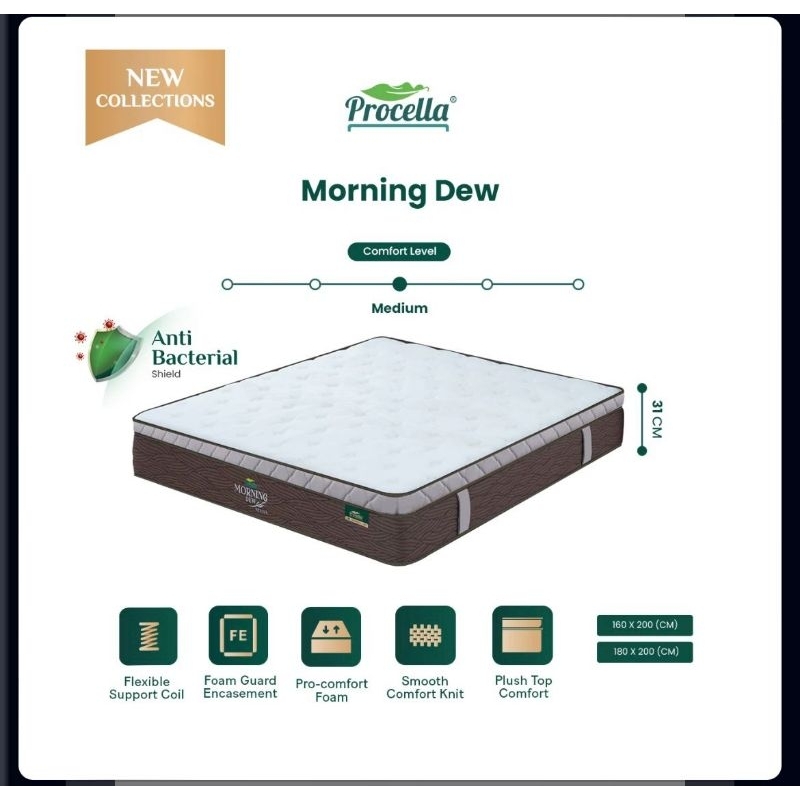 Jual Matrass/kasur Procella Morning Dew | Shopee Indonesia
