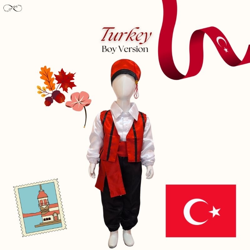 Jual Kostum Pakaian Turki untuk Anak Laki-laki dan Dewasa | Turkey ...
