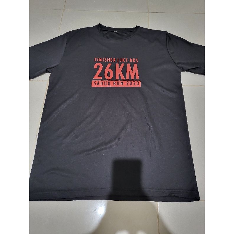 Jual Jersey Finisher JKT - BKS 26KM Edisi Sahur Run 2023 Size L | Shopee Indonesia