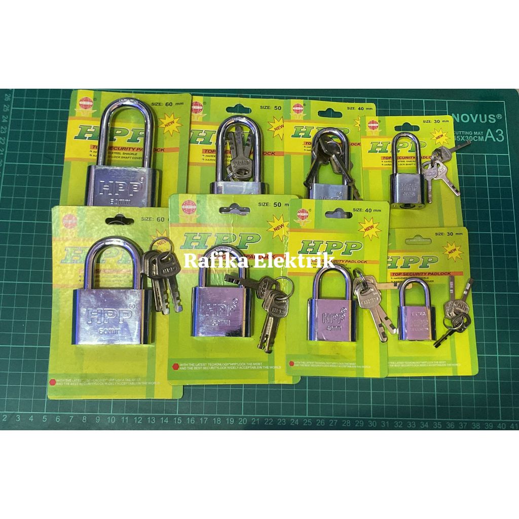 Jual Gembok HPP Leher panjang & Pendek Dengan Ukuran Lengkap Sesuai ...