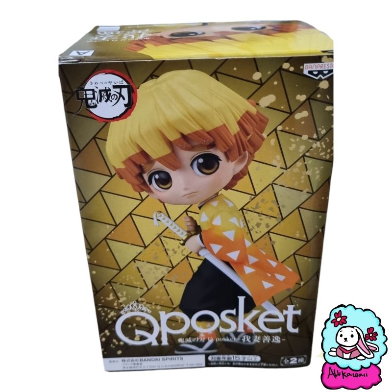 Jual Bandai Qposket Action Figure Original Demon Slayer Zenitsu (A type ...