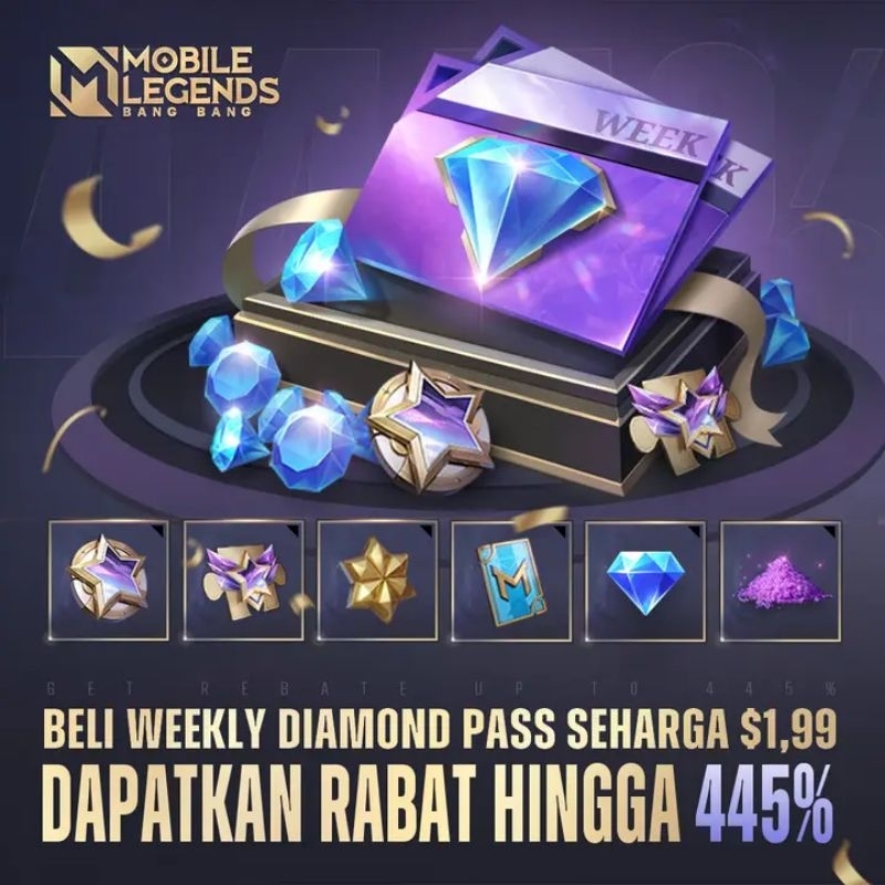 Jual Weekly pass diamond ml | Shopee Indonesia