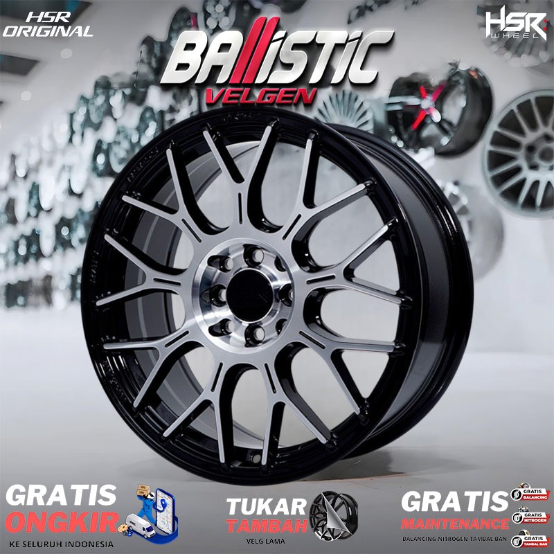 Jual Velg Racing Mobil Raize, Jazz, Freed DLL Ring 17 Lubang Baut 4 ...