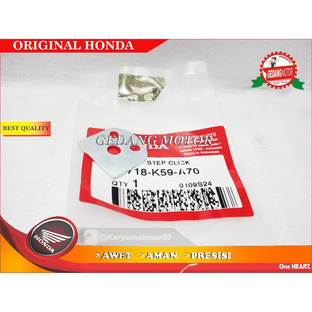 Jual PLAT PENGUNCI FOOTSTEP SCOOPY 2023 2024 VARIO PLATE STEP GENIO ...