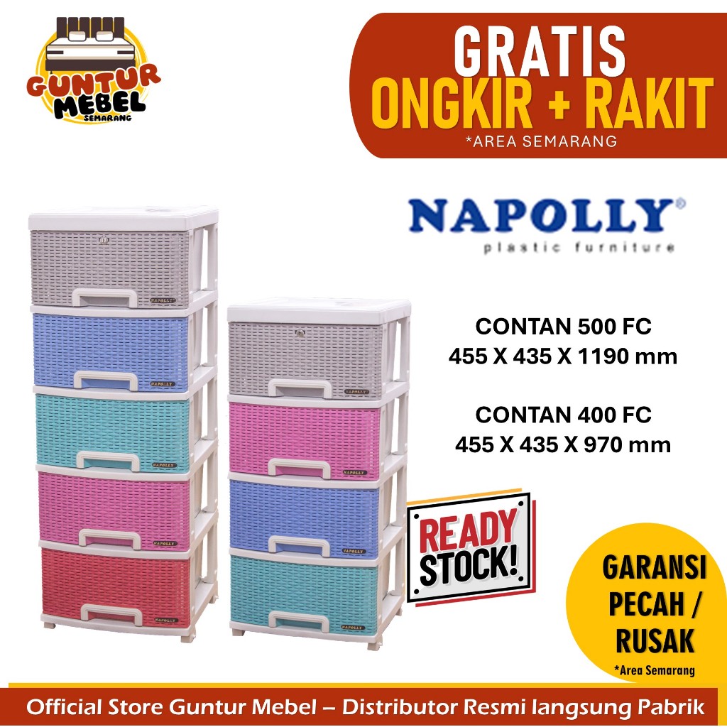 Jual Lemari Container Drawer Murah Napolly Contan 500 400 fc full color ...