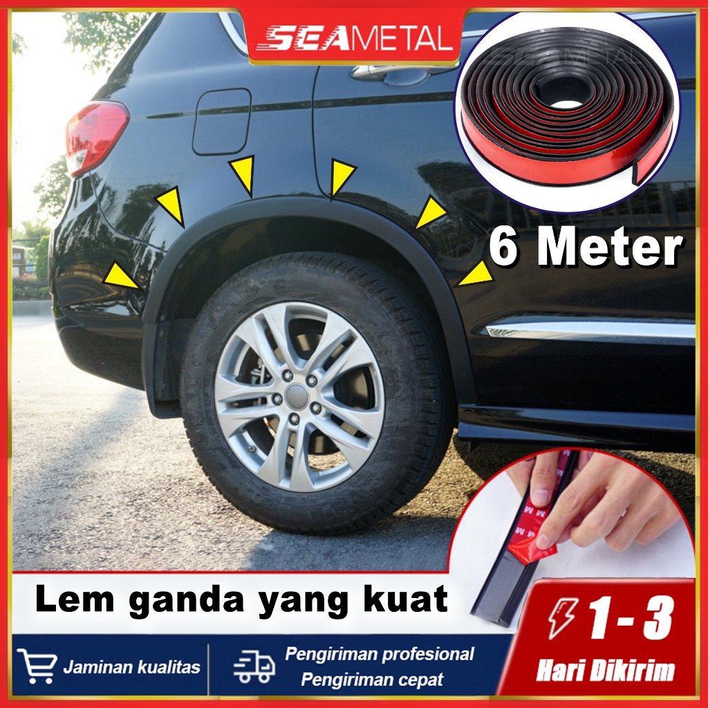 Jual SEAMETAL Karet Fender Mobil Stiker Pelindung Fender Mobil Fender ...