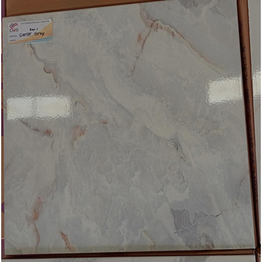 Jual KERAMIK INDOCER 50X50 CARLOS GREY KW 3 | Shopee Indonesia