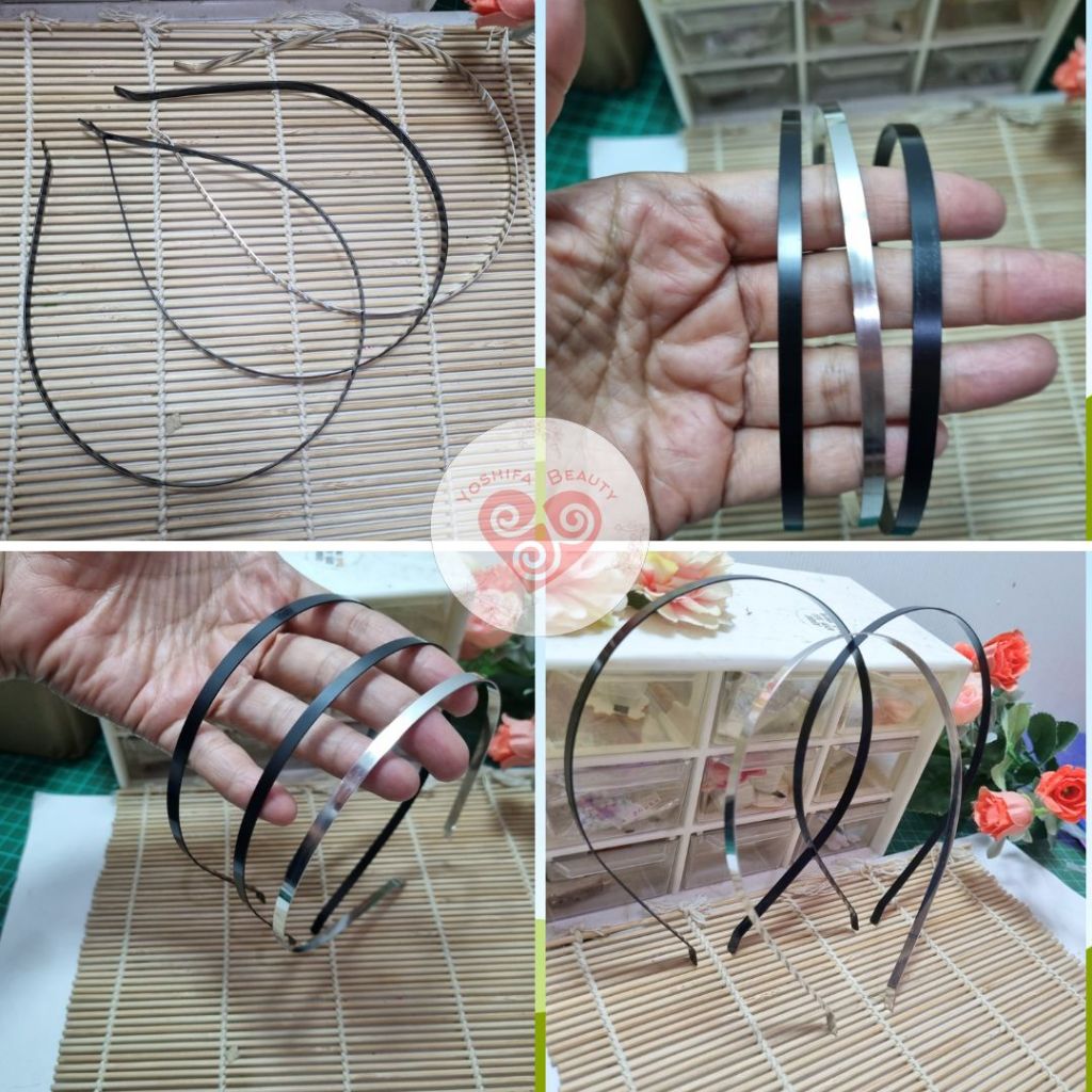 Jual Bando Besi Polos Nikel Hitam Plastik Per 1 Buah | Shopee Indonesia