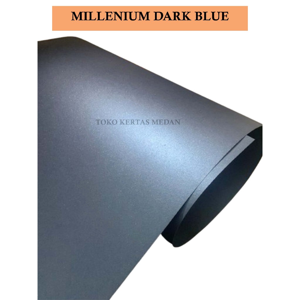 Jual KERTAS JASMINE / KERTAS MILLENIUM / WARNA DARK BLUE 190 - 220 GSM ...