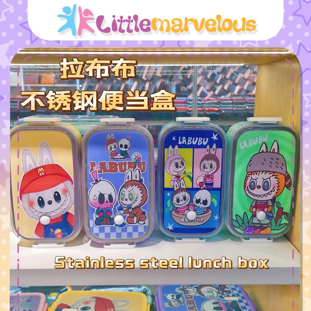 Jual LABUBU VIRAL KOTAK MAKAN LUNCH BOX BEKAL ANAK STAINLESS TANPA ...