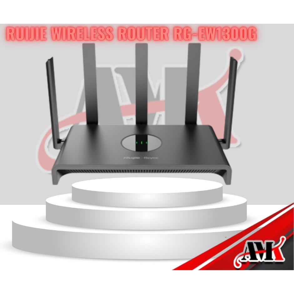 Jual WIRELESS ROUTER RUIJIE RG-EW1300G 1300M Dual-band GIGABIT | Shopee ...