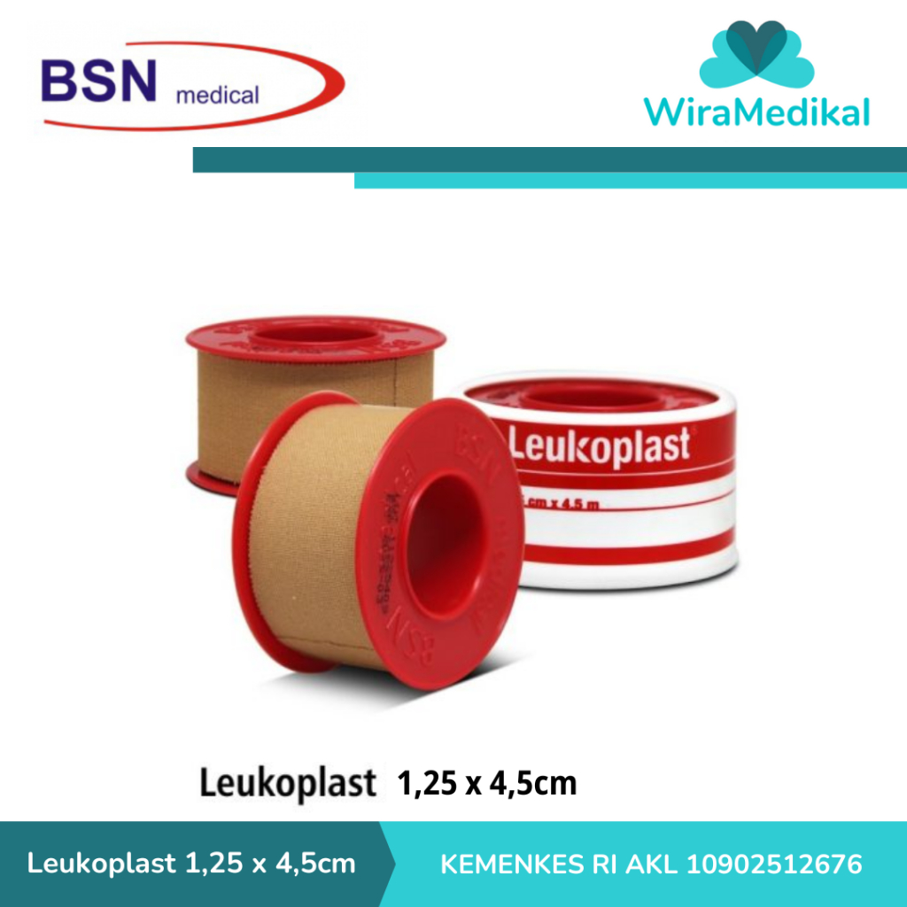 Jual Leukoplast Plester Kain BSN 1,25cm x 4,5m / Plester Rol Kain 0.5 inch | Shopee Indonesia