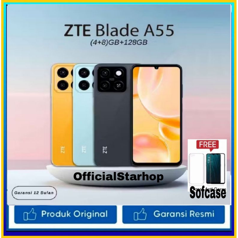 Jual ZTE BLADE A55 RAM 12GB(4+8GB+128GB] ZTE BLADE A54 [4+64GB] GARANSI RESMI - ZTE A55 | Shopee ...