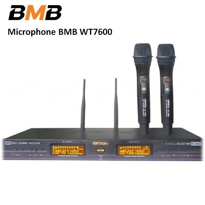 Jual Microphone BMB WT7600 ( Mic Wireless BMB WT-7600 Original ...