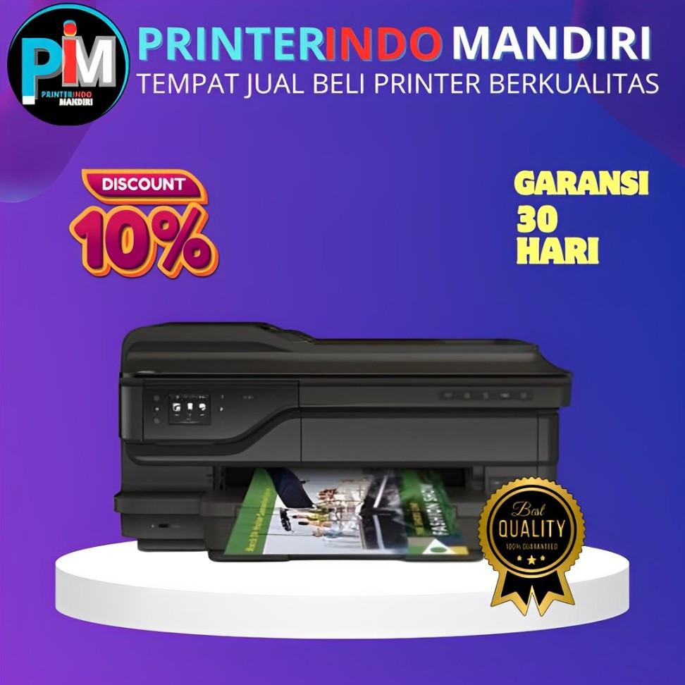 Jual Printer hp officejet 7610 scan copy A3 Warna bekas siap pakai ...