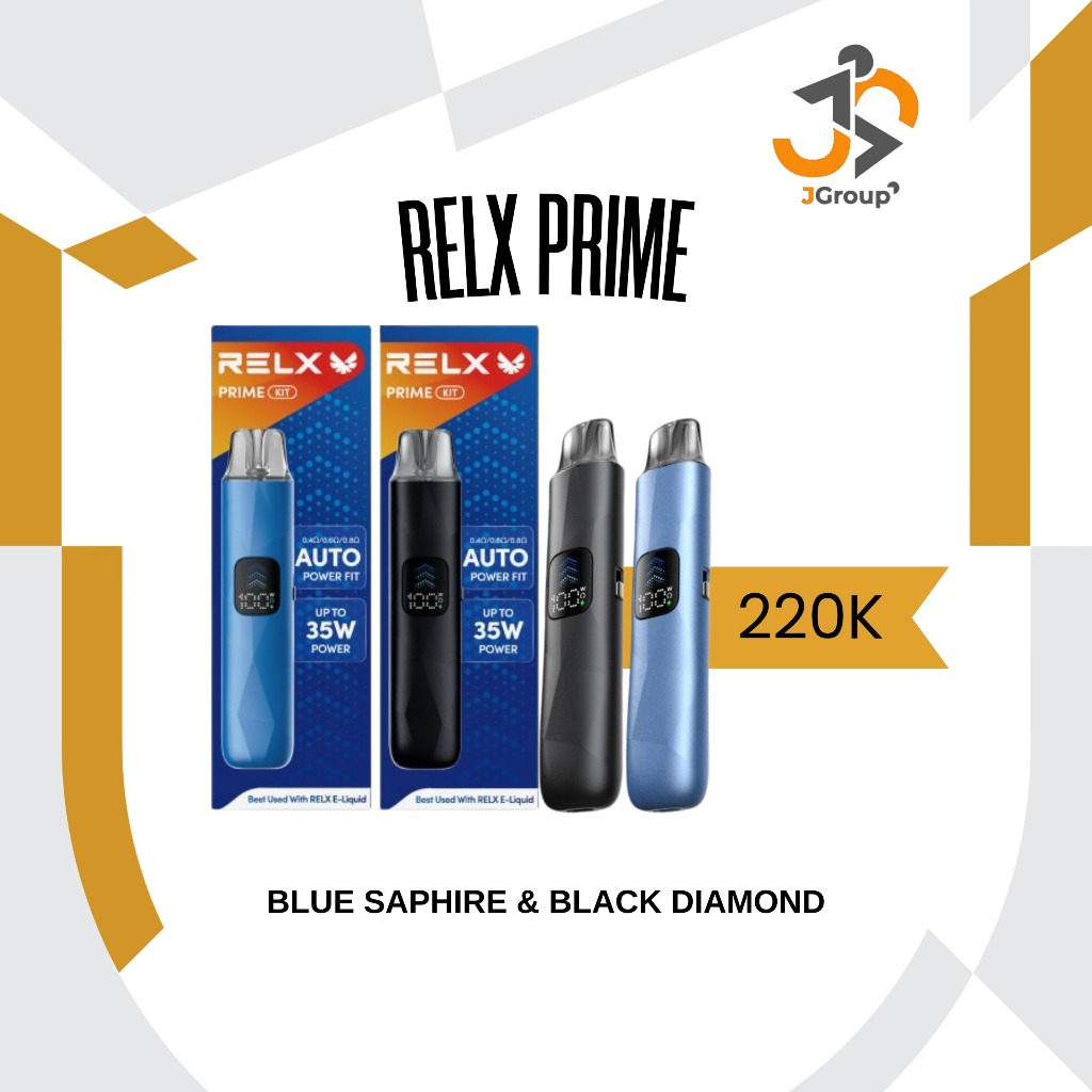 Jual RELX PRIME POD KIT 35W 1000 mAh AUTHENTIC BY RELX | Shopee Indonesia