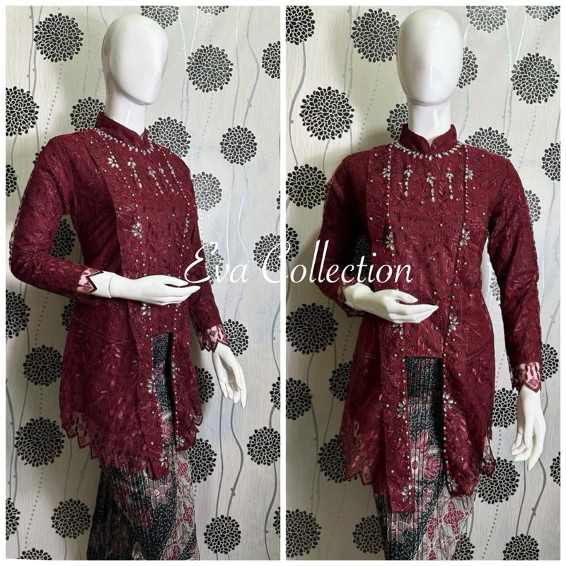 Jual SET KEBAYA KUTU BARU HIJAB/KEBAYA WISUDA/KEBAYA LAMARAN/KEBAYA LAMARAN/KEBAYA MODREN/KEBAYA ...