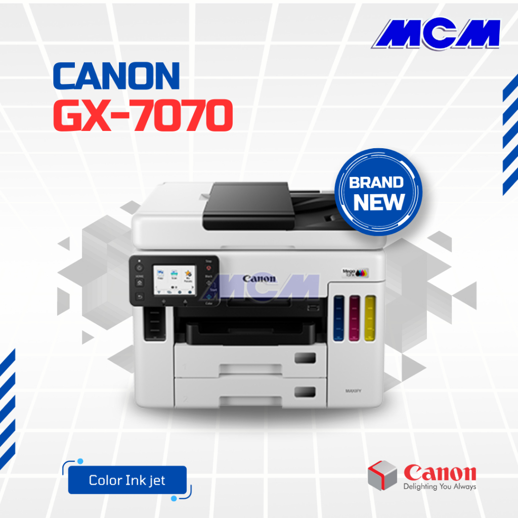 Jual Canon Maxify GX 7070 - Multifunction Inkjet Printer Color All in ...