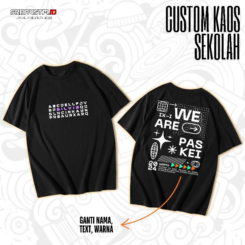 Jual Kaos Kelas Custom Bisa Request Desain Dan Tulisan | Shopee Indonesia