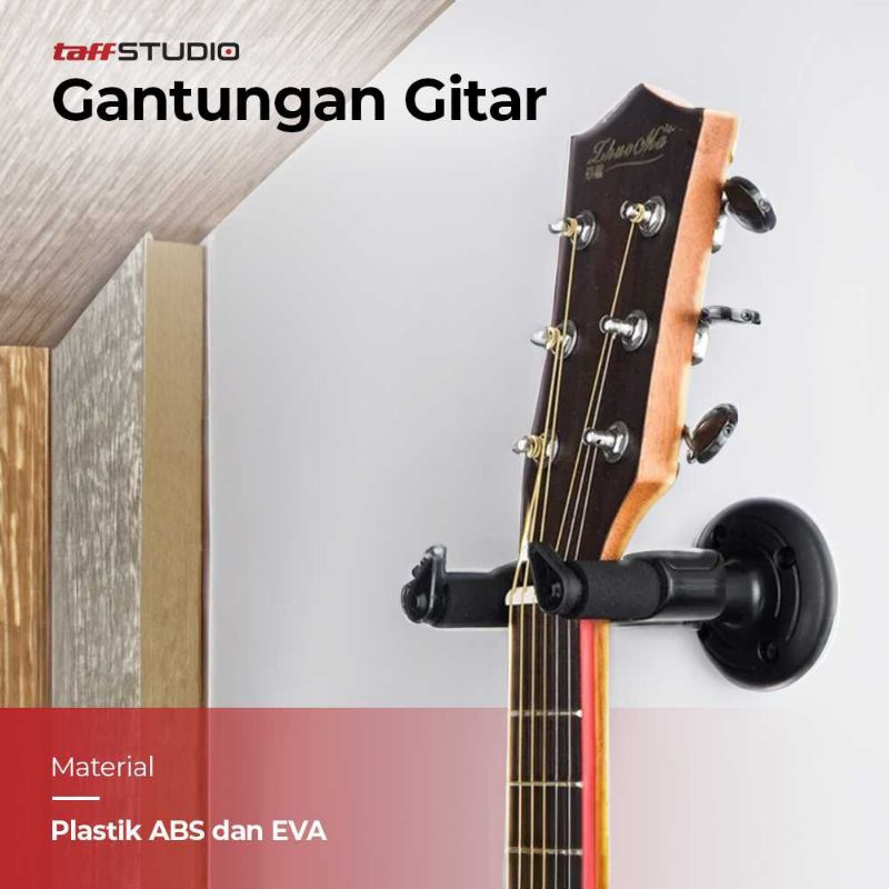 Jual TaffSTUDIO Mount Gantungan Dinding Gitar Back Holder Rack - GH1 ...