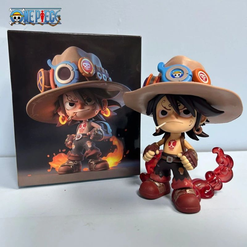 Jual Action Figure One Piece Q Version Monkey D Ace Dashboard | Shopee ...