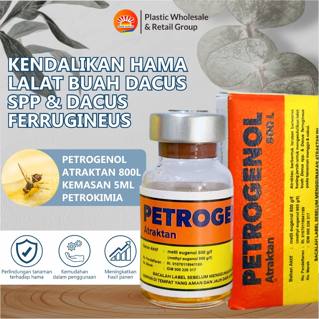 Jual PETROGENOL Atraktan 800L Kemasan 5ml Petrokimia Kayaku | Shopee ...