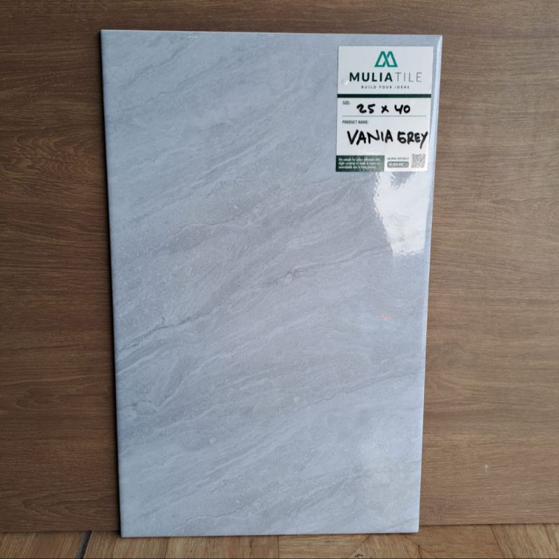 Jual {ONGKIR DILUAR APLIKASI} Keramik Dinding Glossy 25x40 VANIA GREY ...